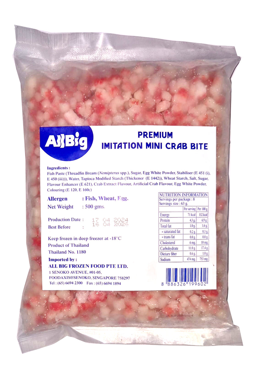 Premium Mini Crab Bites (500G) – All Big Frozen Food Pte Ltd
